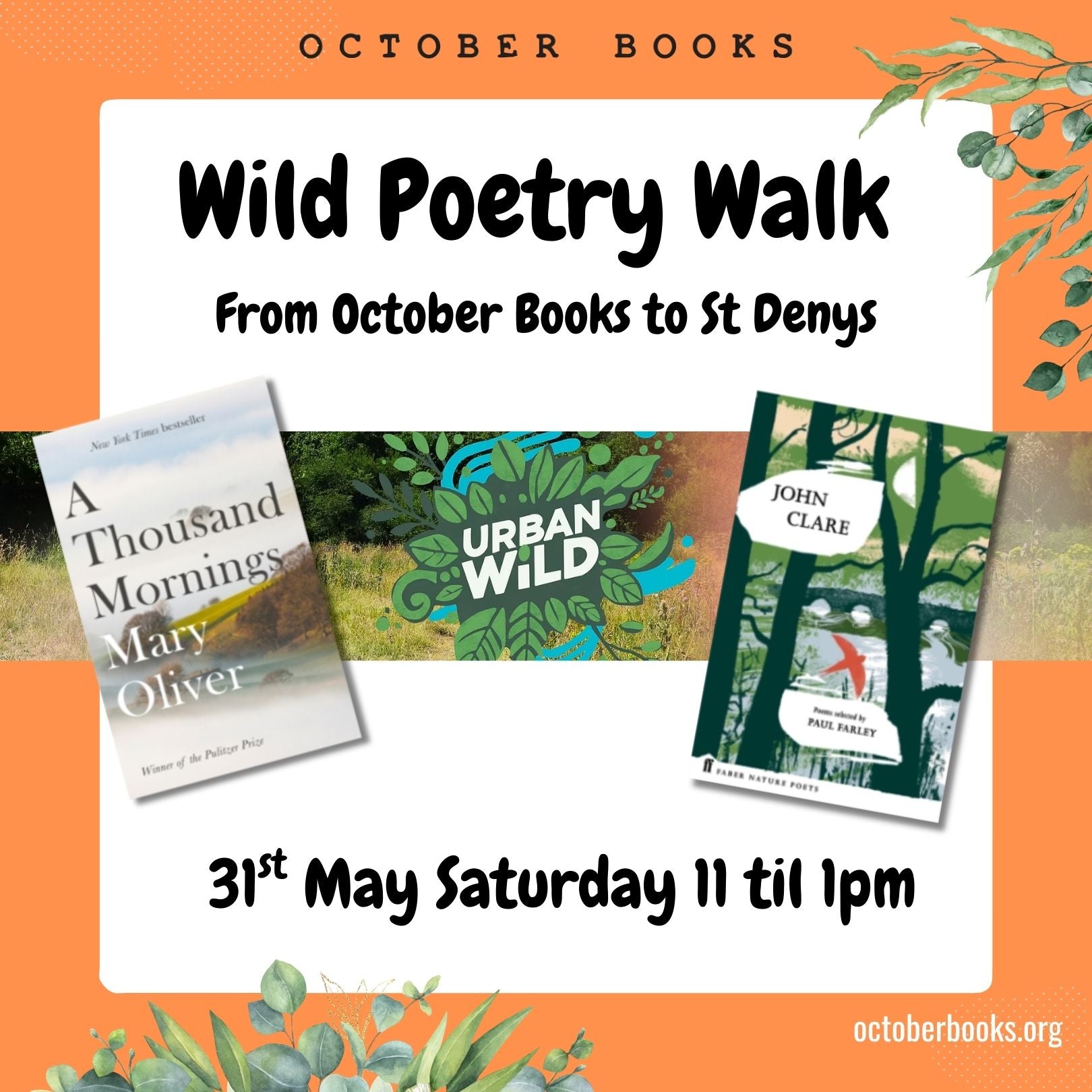 Wild Poetry Walk – October Books
